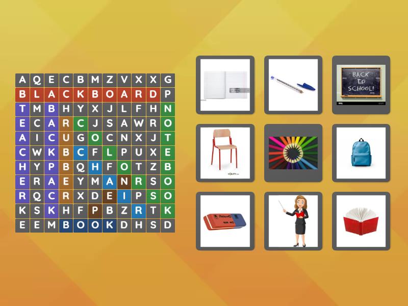 objects - Wordsearch