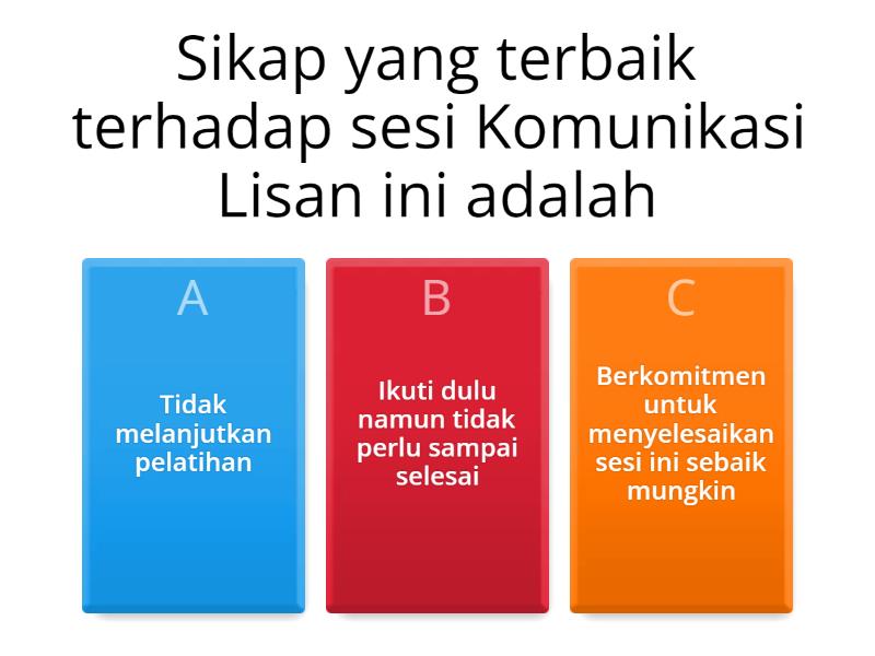 1. Pop-up : Commit (Komunikasi Lisan) - Quiz
