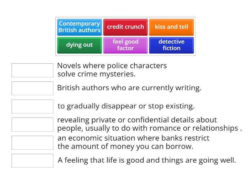 Lexical chunk - Match up