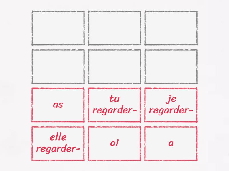 FUTUR SIMPLE - TERMINAISONS - Matching pairs