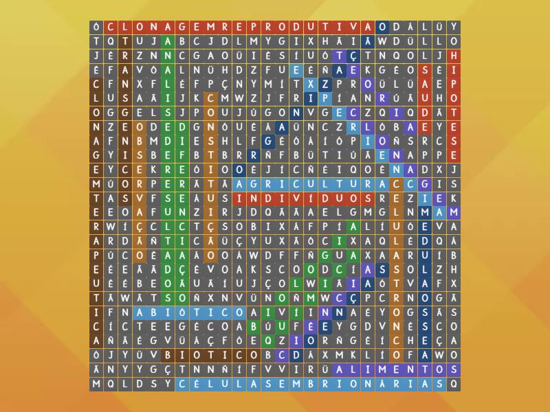 METODO CIENTIFICO - Sopa de letras