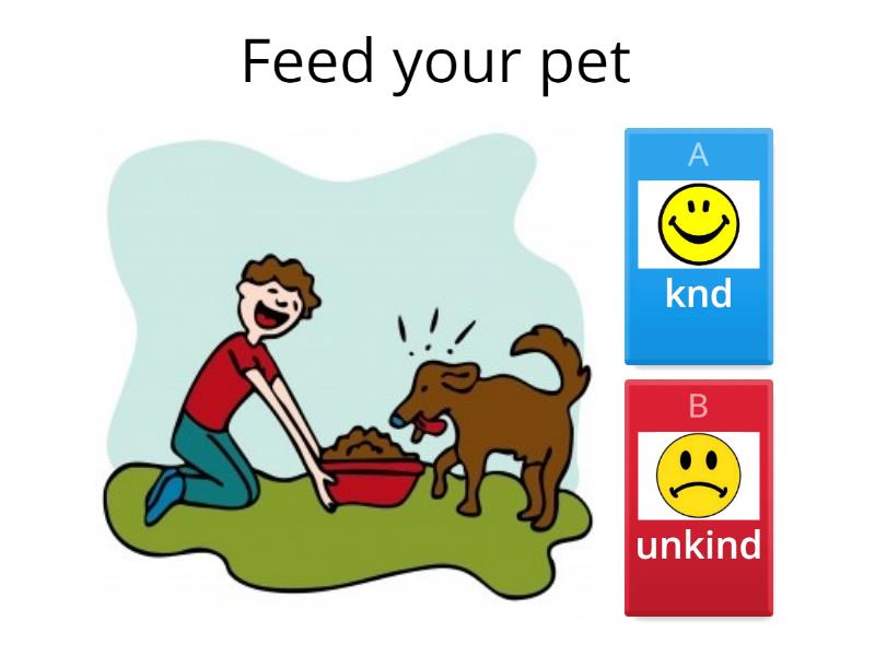 kind or unkind? sorting activity - Quiz