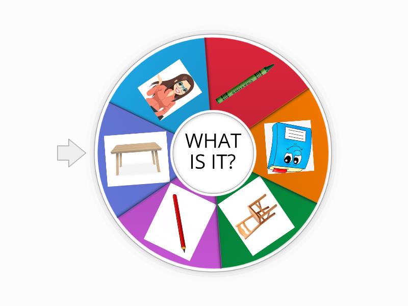 Classroom items - Spin the wheel