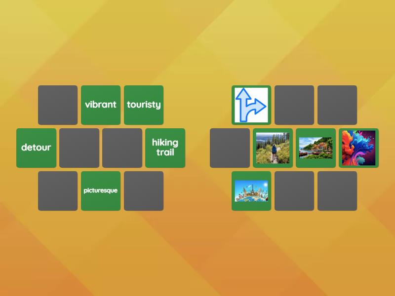 tourism_matchgame - Matching pairs