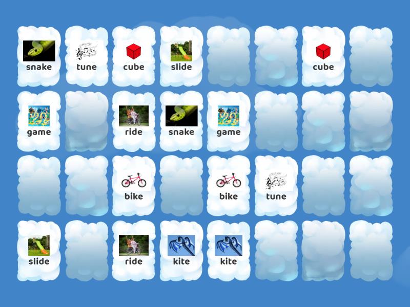 Magic E - Matching pairs