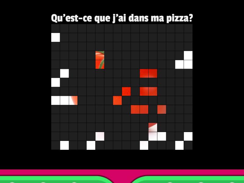 Devinette: je suis une pizza (ingrédient) - Image quiz