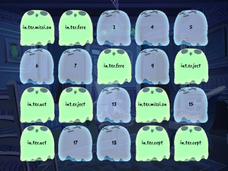 : 'inter-' prefix - Matching pairs