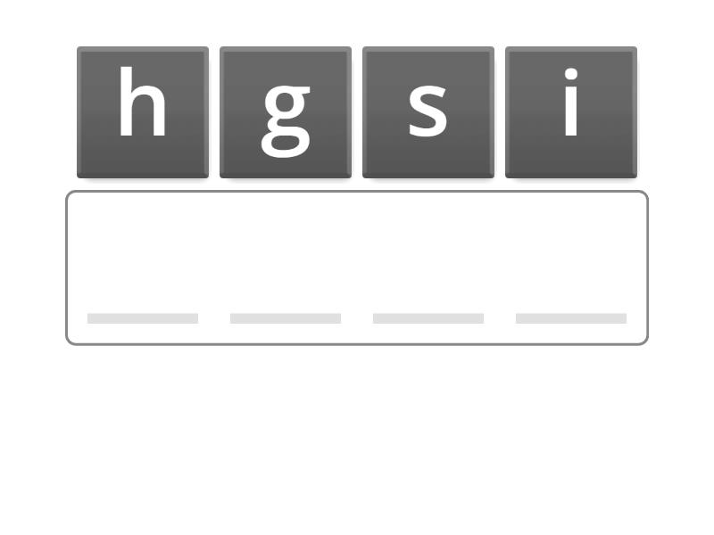 "ph" and "gh" words - Anagram