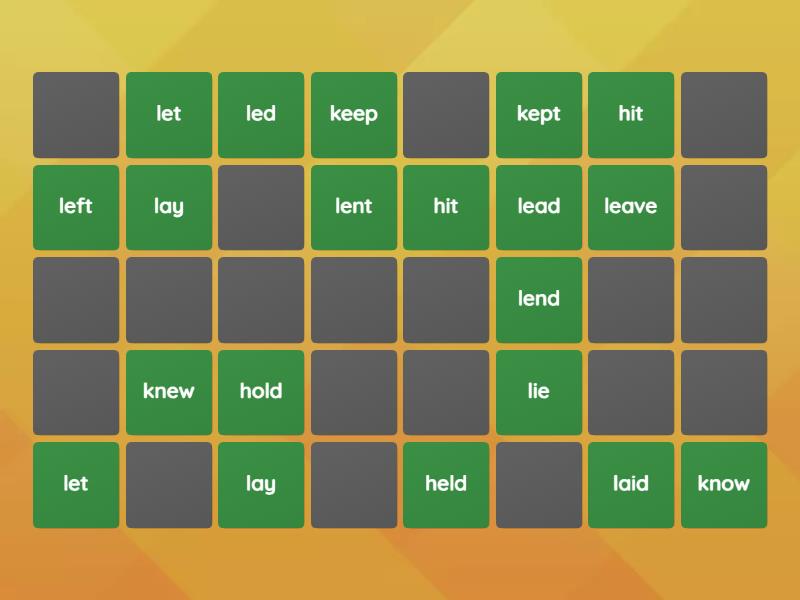 verb2-3 - Matching pairs