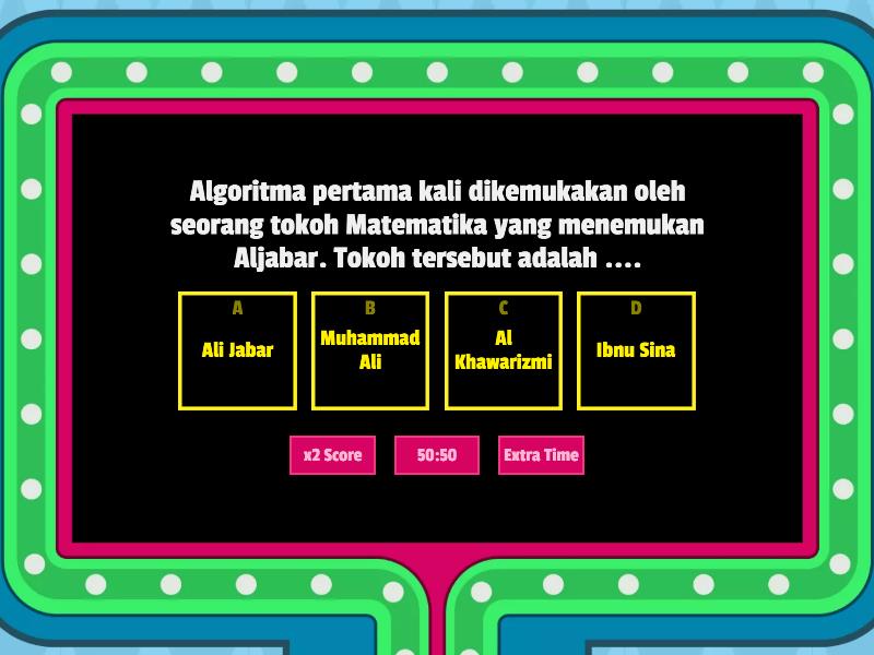 ALGORITMA - Gameshow quiz