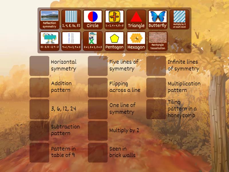 9. Patterns and Symmetry - Match up