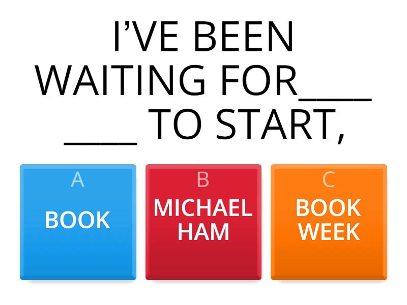 BOOK WEEK SONG 2024 - Quiz