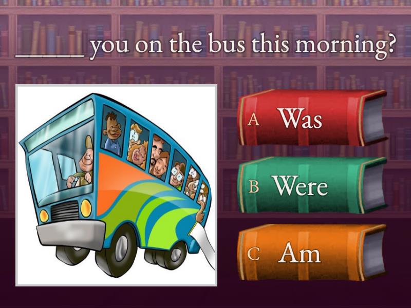 Roadmap A1 unit 7C Was/were - Quiz