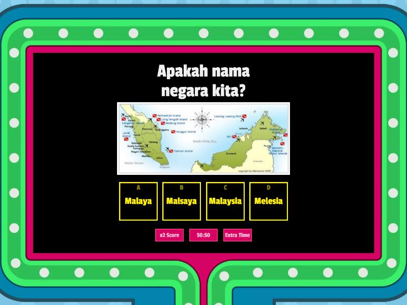 KUIZ RUKUN NEGARA- PRASEKOLAH - Gameshow quiz