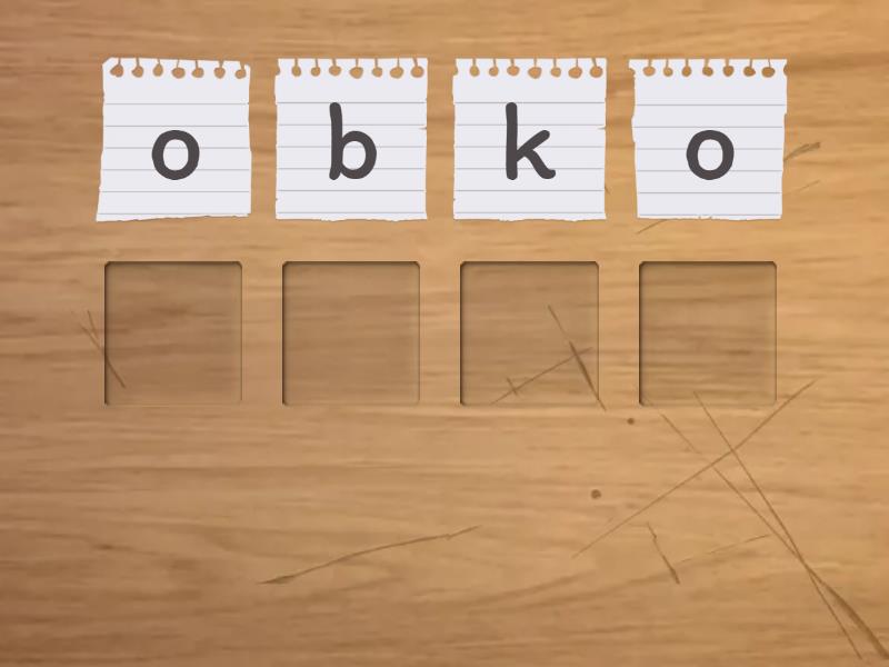 SCHOOL OBJECTS - Anagrama