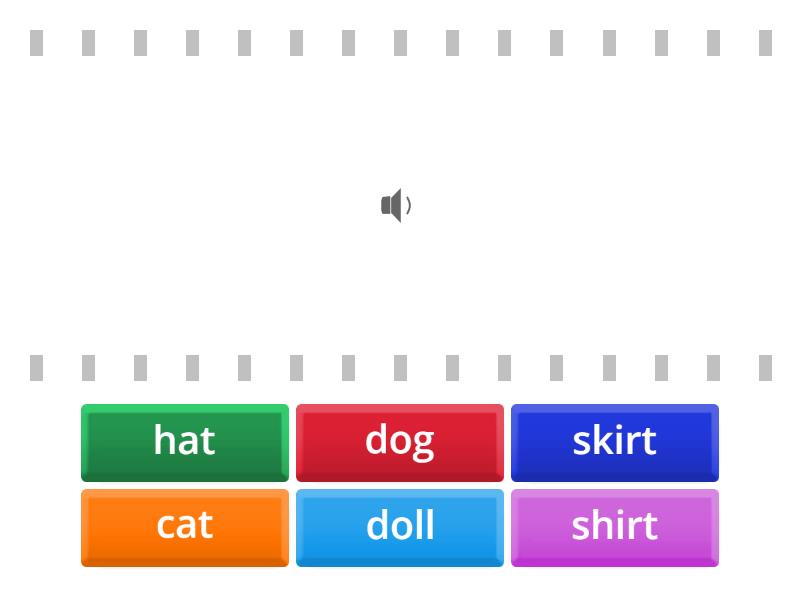 Lesson 1 - Say and Spell. - Find the match