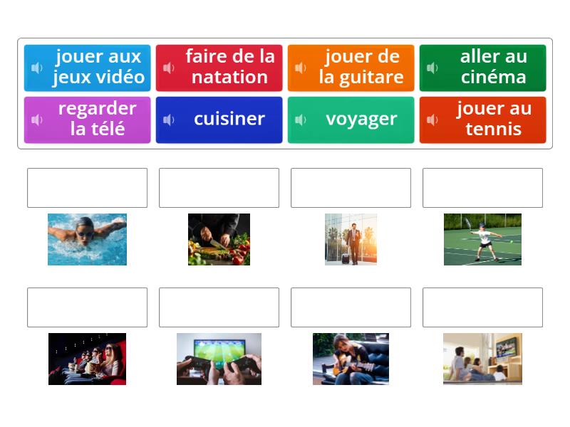 Les loisirs 2 - Match up
