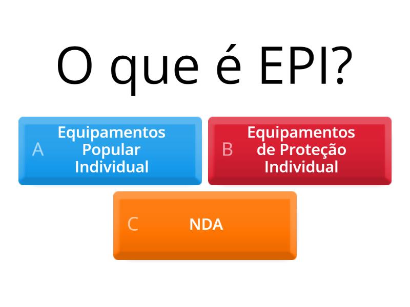 EPC e EPI - Questionário