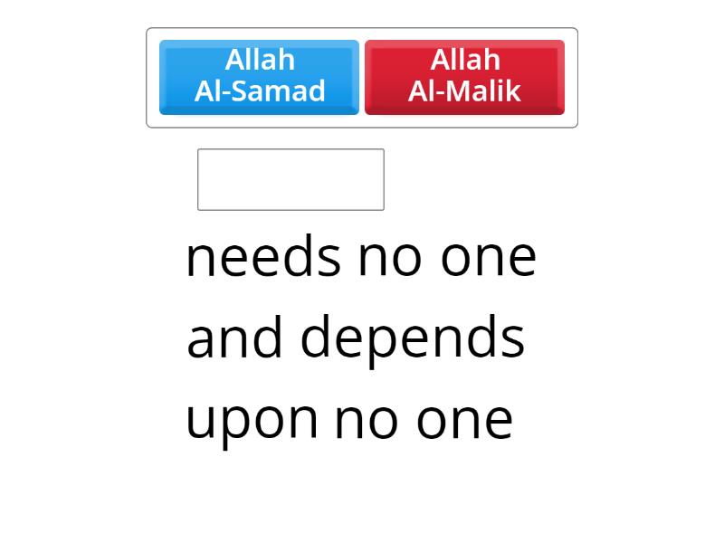 Names of Allah - Complete the sentence