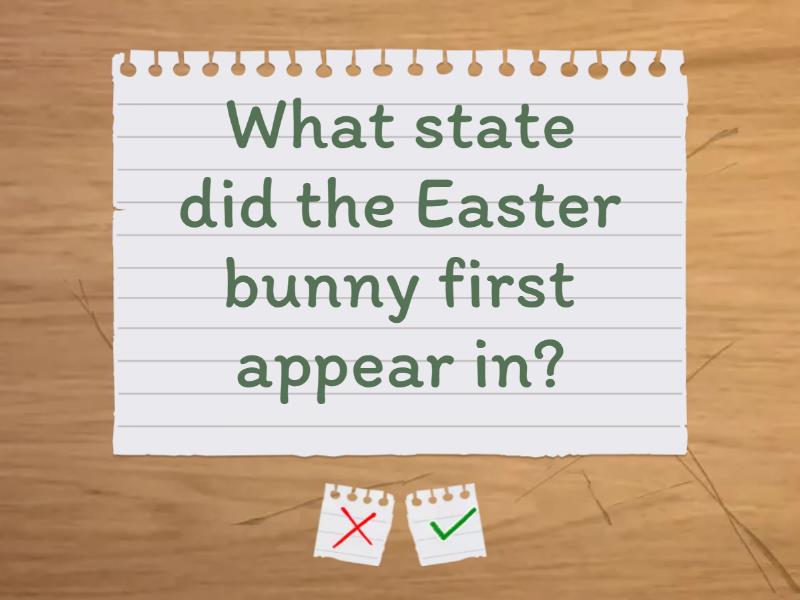 Easter question & answer - Flash cards