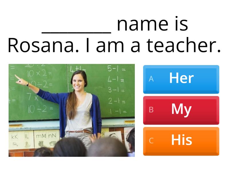 Possessive pronouns (game review - 4º ano) - Quiz