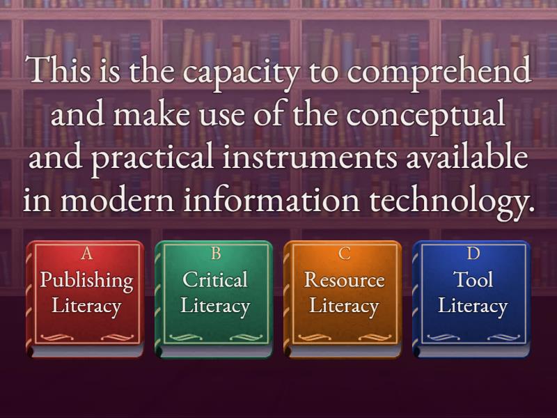 MEDIA LITERACY - Quiz