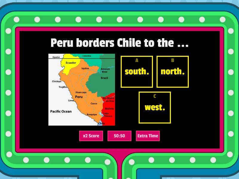 PERU BORDERS- - Gameshow quiz