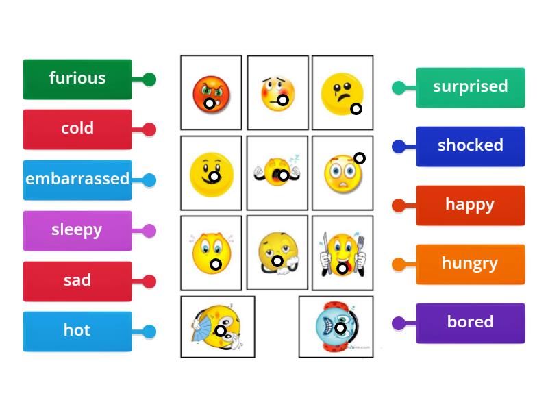 Feelings - Labelled diagram