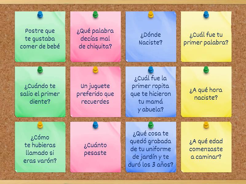 ¿CUÁNTO SABES DE TU PASADO COMO BEBÉ? - Flip tiles
