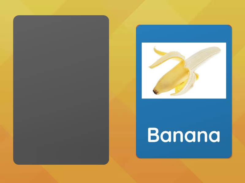 Frutas - Speaking cards