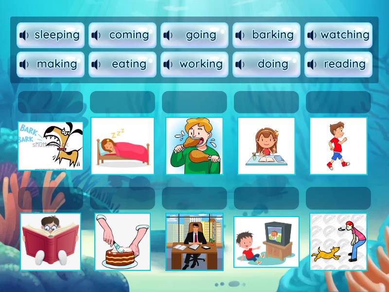 Unit 4: Verbs - Match up