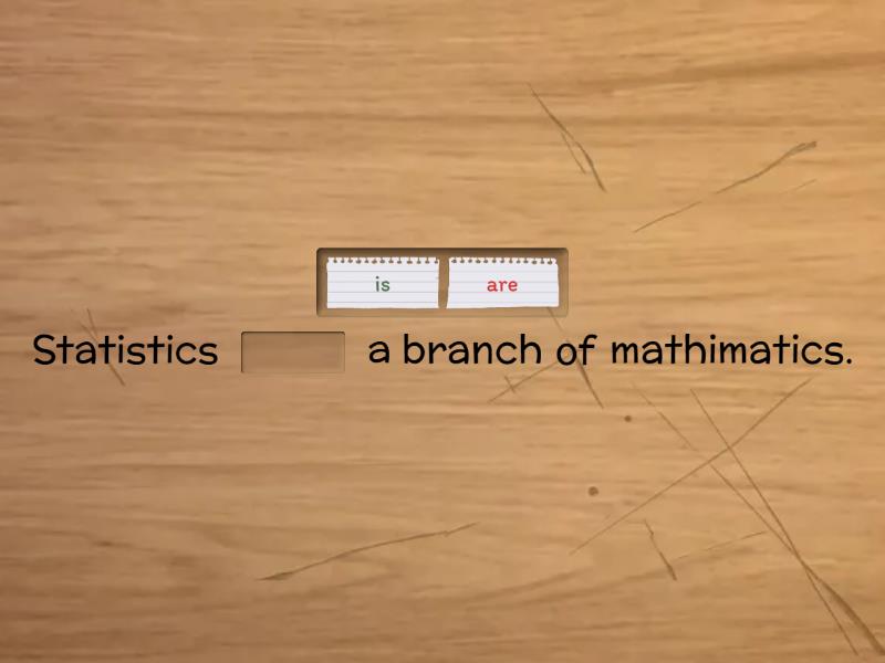 7 form - Complete the sentence