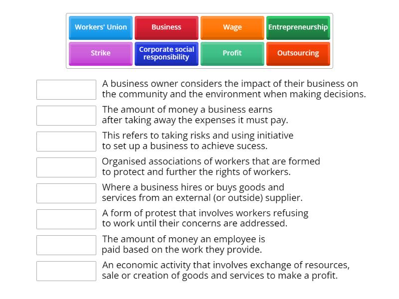 Acessing prior knowledge - Match up