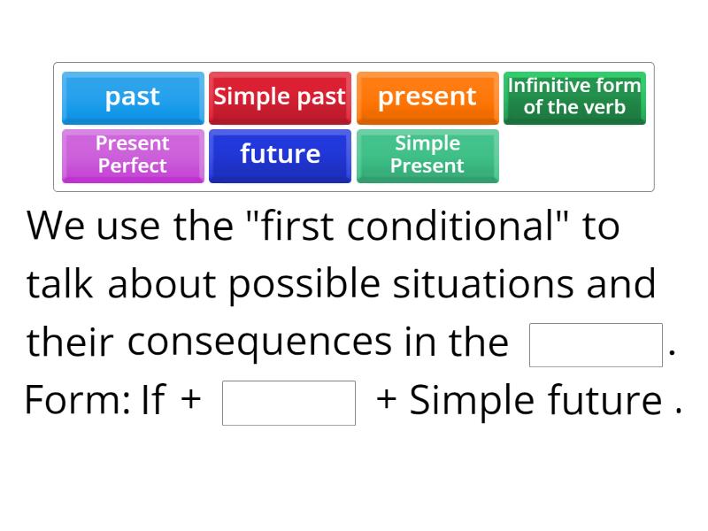 First Conditional - Complete the sentence