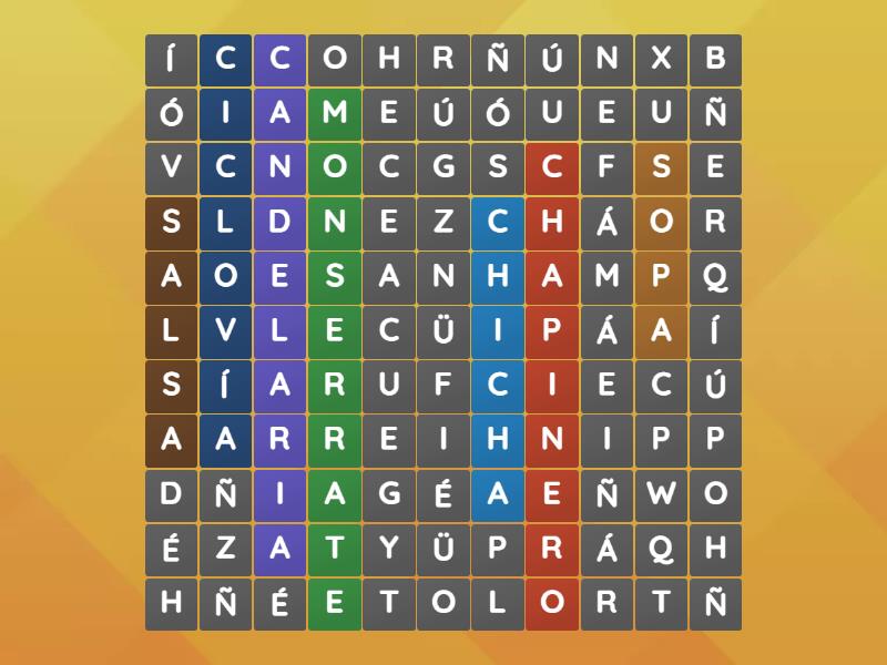 Sopa de Letras de Bogotá - Wordsearch