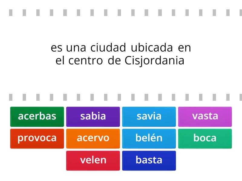 banco de palabras 70 - Find the match