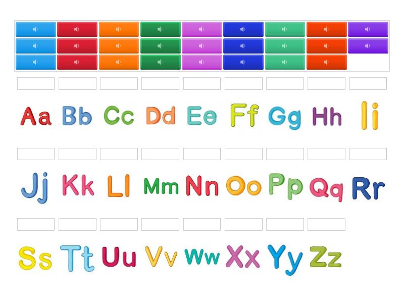 ABC sound A-Z - Match up