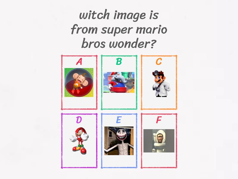 super mario bros wonder quiz - Questionário