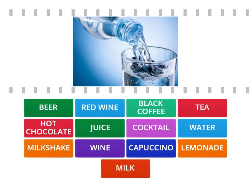 DRINKS 5 - Find the match