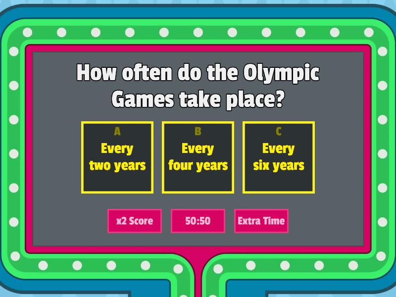 Olympic Games Quiz - Concurso de preguntas
