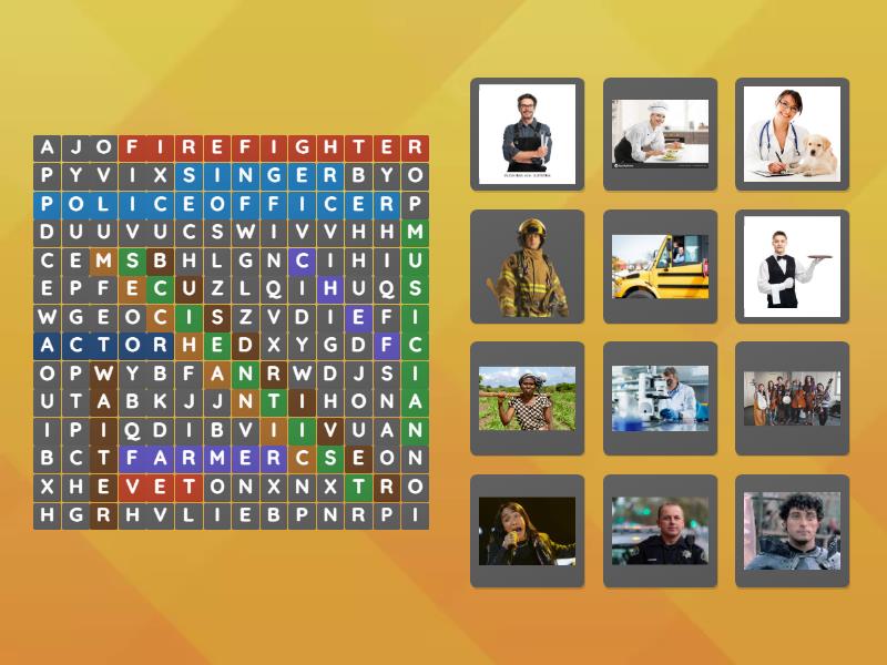 Team together 3, unit 4 - Wordsearch