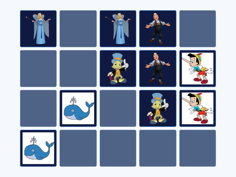 1. Pinocchio Memory Game - Parejas