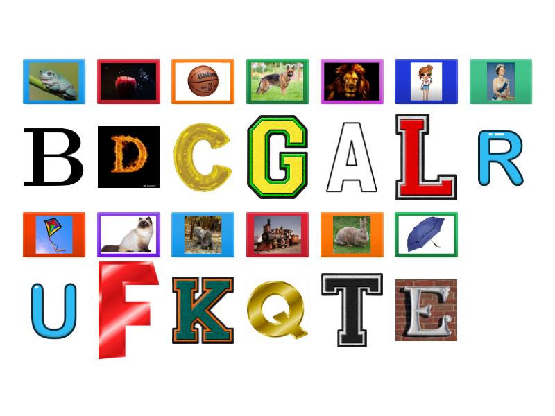 Alphabet letters - Unscramble