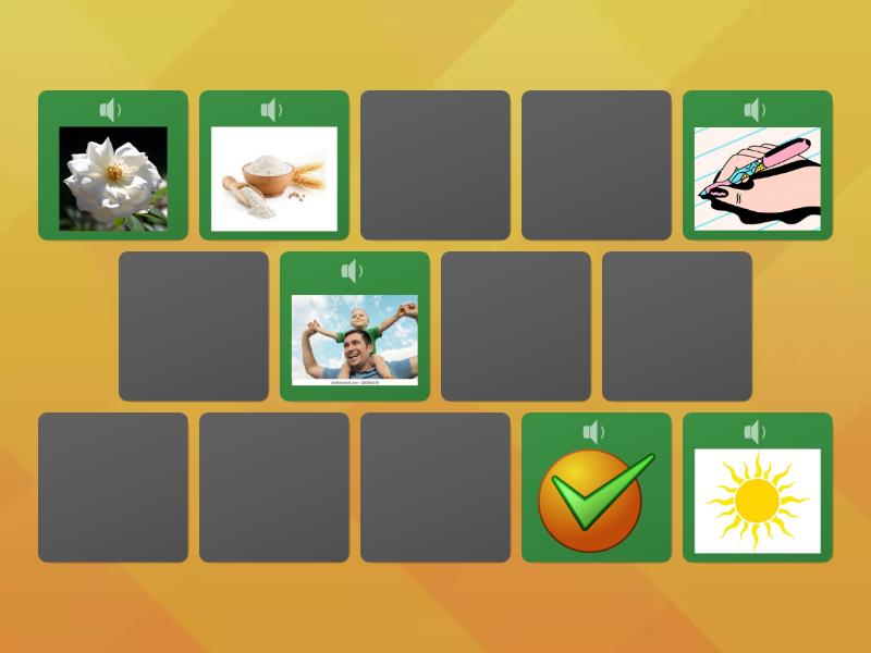 Sounds alike words Homonyms - Matching pairs