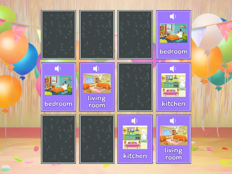 My house - Matching pairs