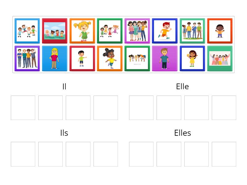 Il - Elle Ils - Elles - Group sort