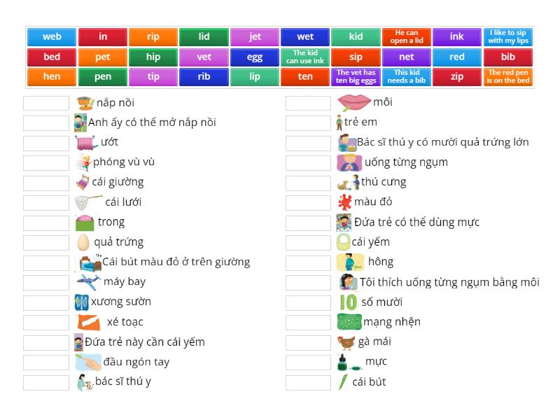 Oxford phonics world 2 Unit 3+4 - Match up