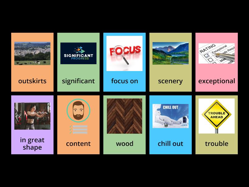 speakout upper-intermediate 4 words part 1 - Flip tiles