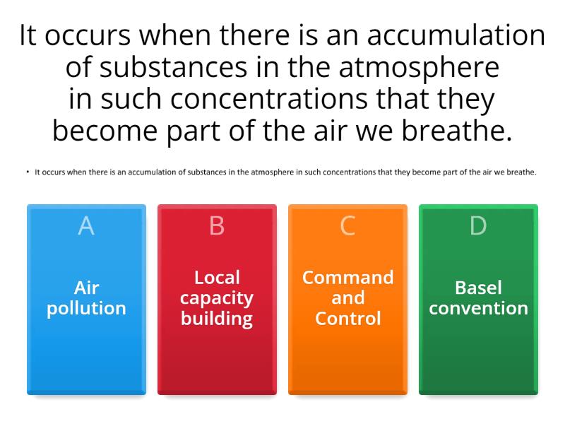 Environmental Sustainability - Quiz