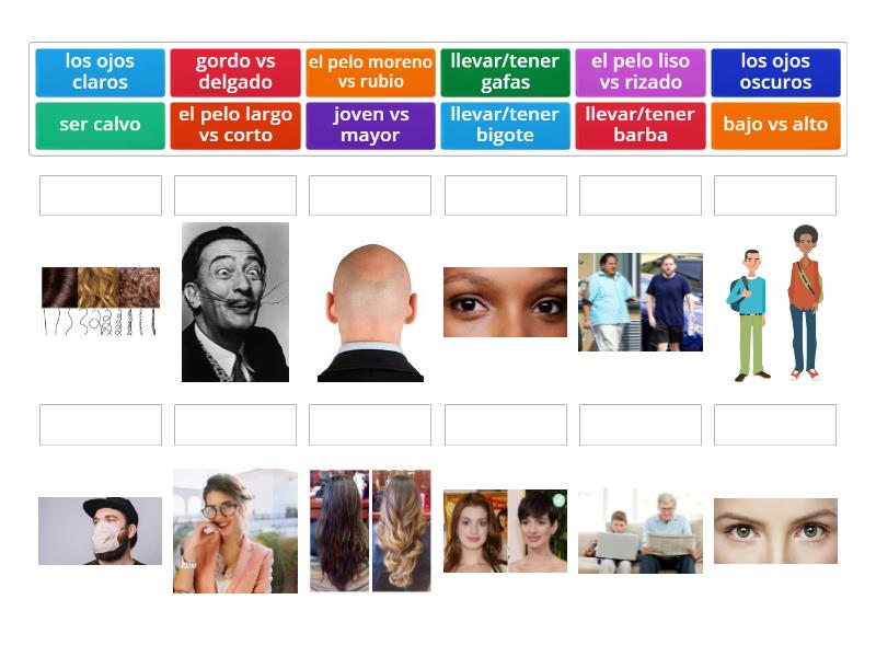 Unidad 7C ¿Cómo es? - Match up
